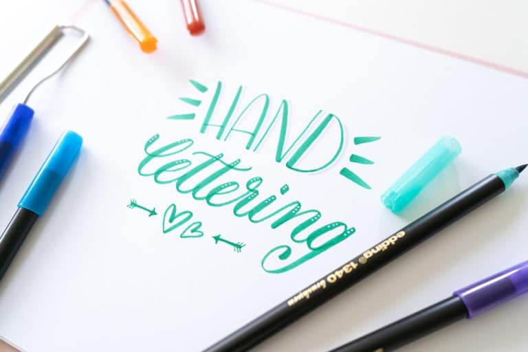 Handlettering lernen - Schritt für Schritt mit Vorlagen zum Erfolg