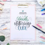 Brushlettering Guide (effektives Übungsheft für Brushpens)