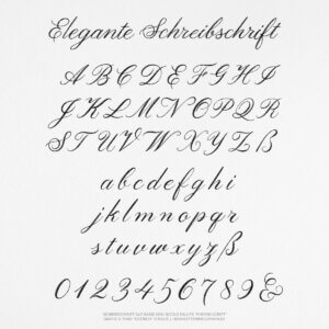 Das Schreibschrift-Alphabet: Übersicht zum Lernen & Ausdrucken